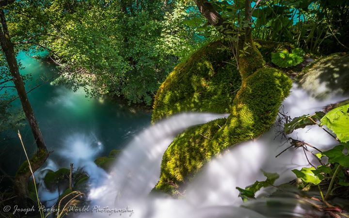 Upper lake waterfall. - Joseph Pooley Photography